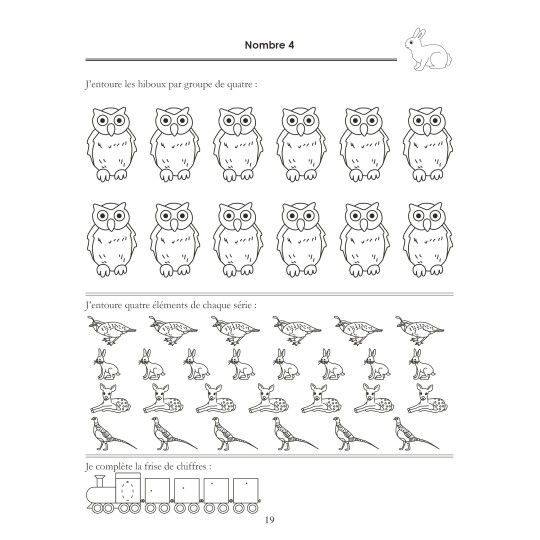 Cahier de calcul 1 pour Grande Section - Collection Papillon