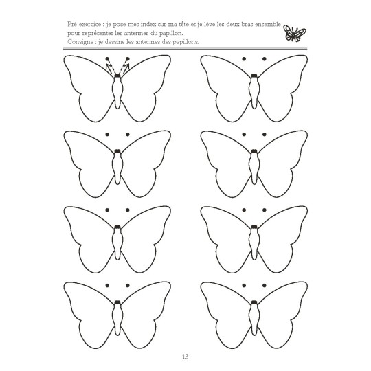 Cahiers de graphisme pour Petite Section - Collection Papillon